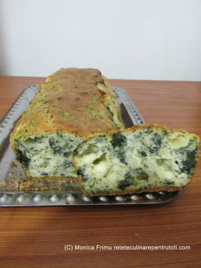 Chec aperitiv cu spanac și telemea | Retete Culinare Pentru Toti